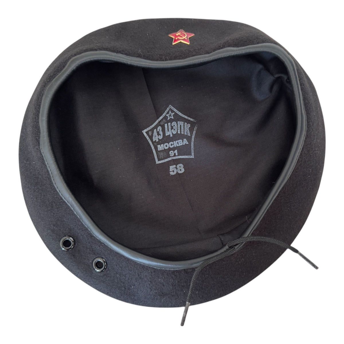 USSR Soviet Russian Army Style Black CHE GUEVARA Beret Hat Cap OMON MV